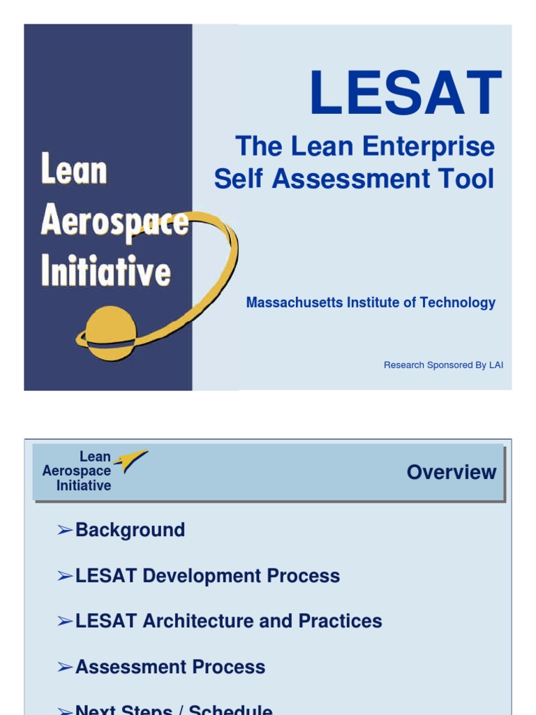 The Lean Enterprise Assessment Tool | PDF | Leadership | Life Cycle ...