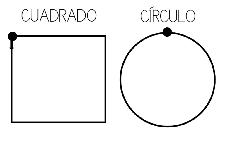 Trazo Circulo y Cuadrado PDF | PDF