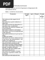 PDF Academic Performance Questionnaire | PDF