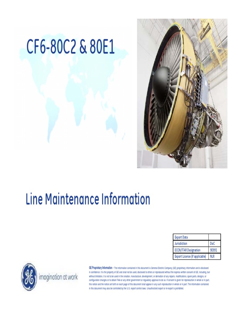 CF6-80C2 & 80E1. Line Maintenance Information. | PDF | Mechanical ...