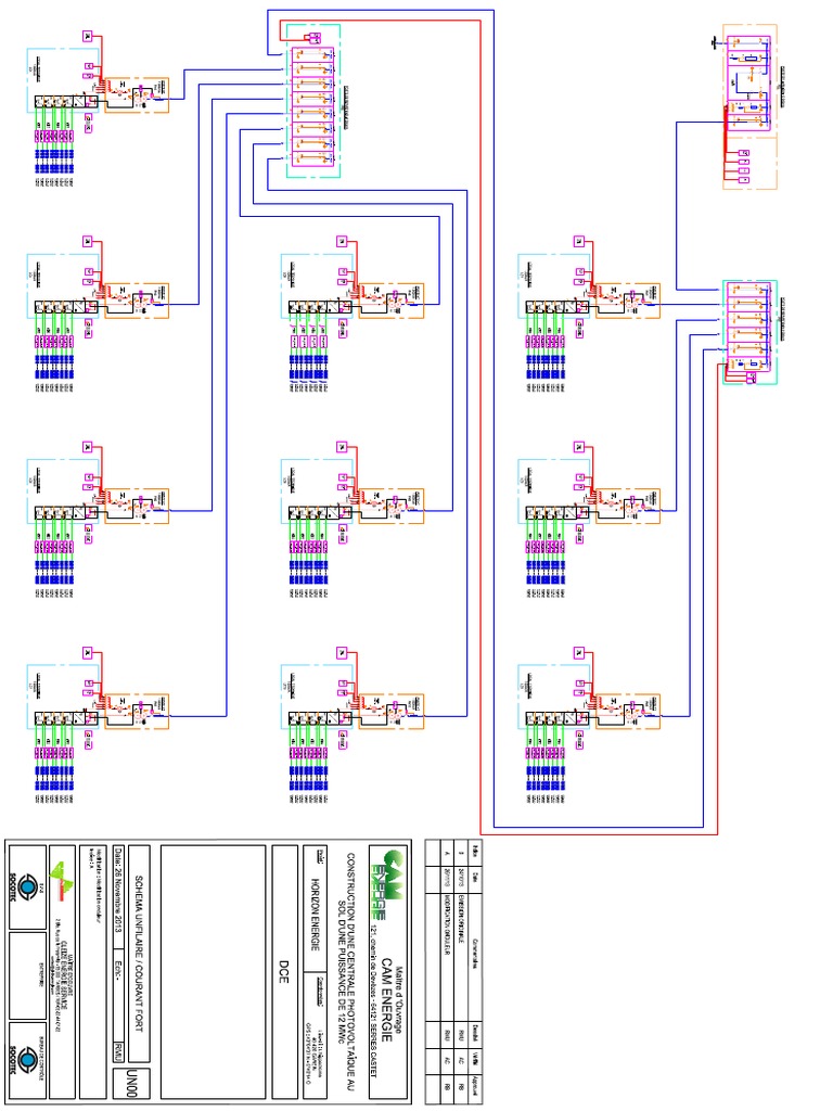 UN00 - Schéma Unifilaire - Courant Fort PDF | PDF