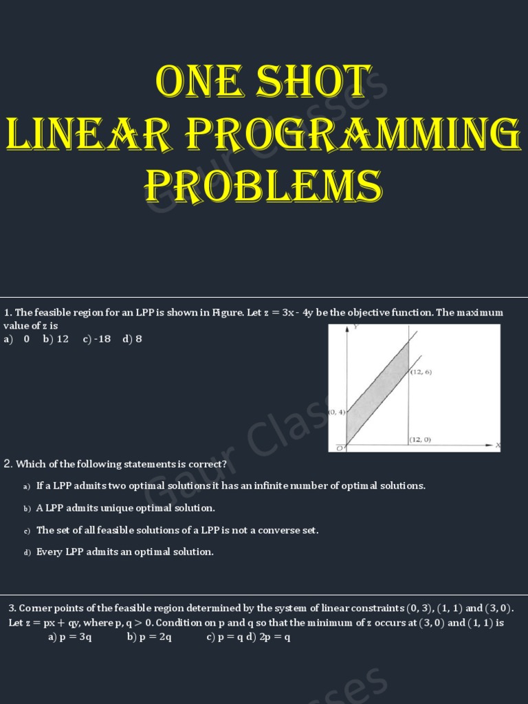 Chapter 15 - PDF | PDF | Mathematical Optimization | Linear Programming