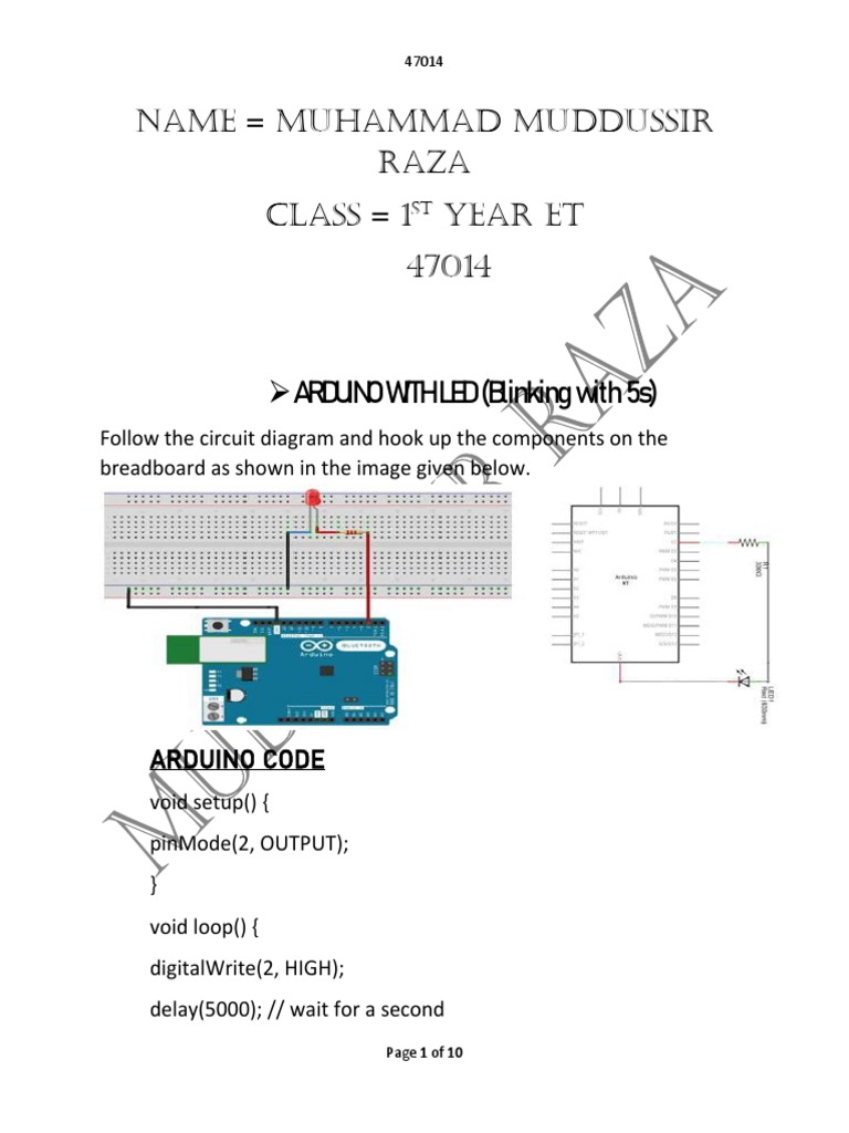 Arduino Programs | PDF | Arduino | Electrical Engineering