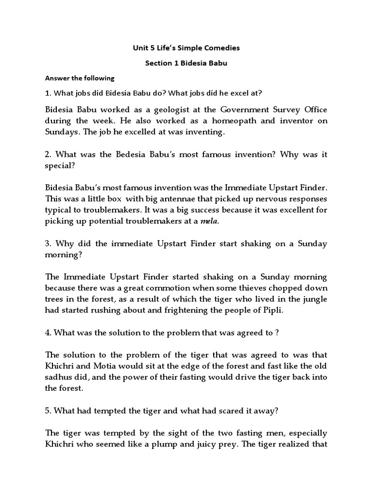 Unit 5 Bidesia Babu Notes PDF | PDF