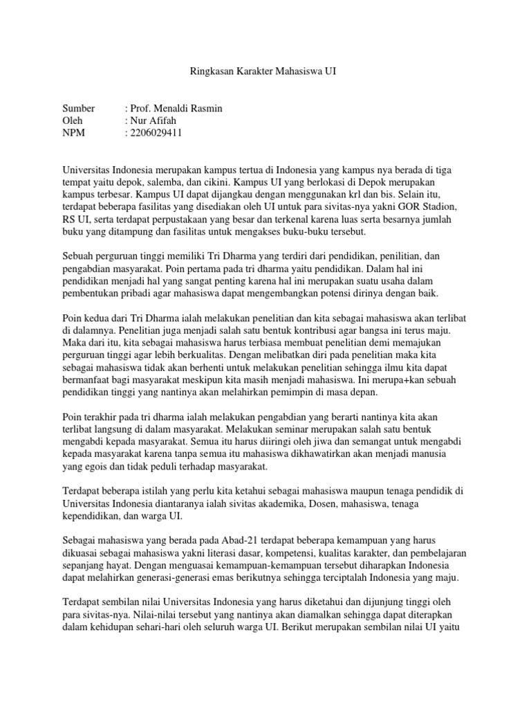 Ringkasan MPKT | PDF