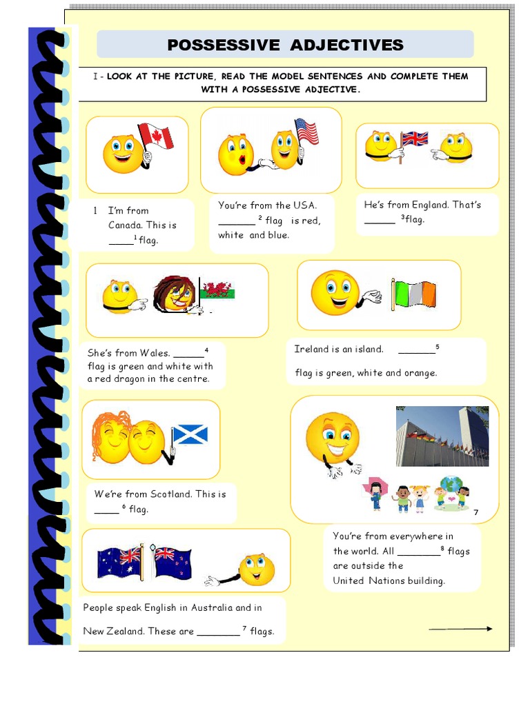 Possessive Adjectives and Genitive Case | PDF | Linguistic Morphology ...