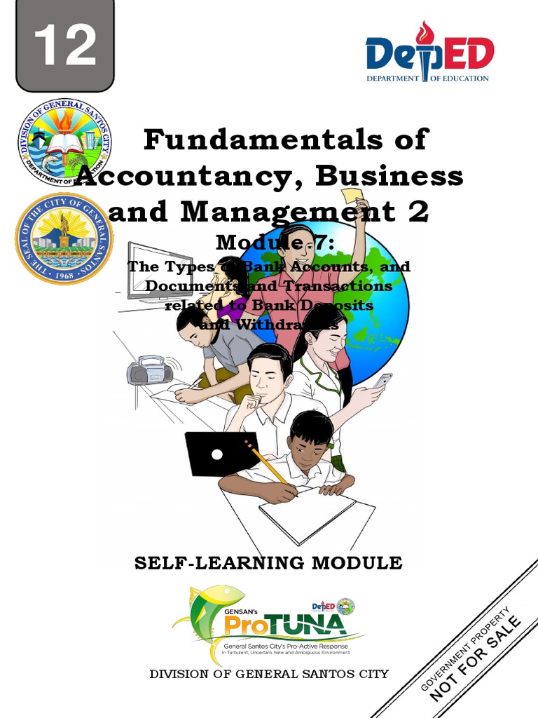 FABM2 Module 7 Darl Delima | PDF | Cheque | Transaction Account