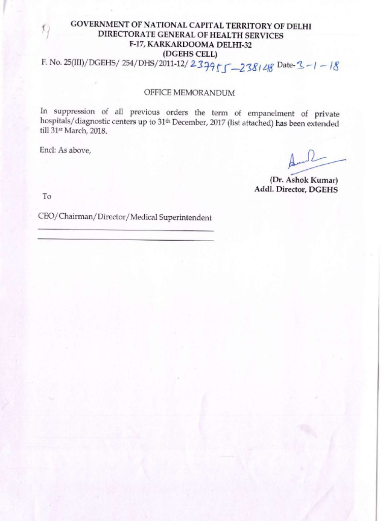 New List of Hospitals Empanelled Under Dghs | PDF | Medicine | Health Care