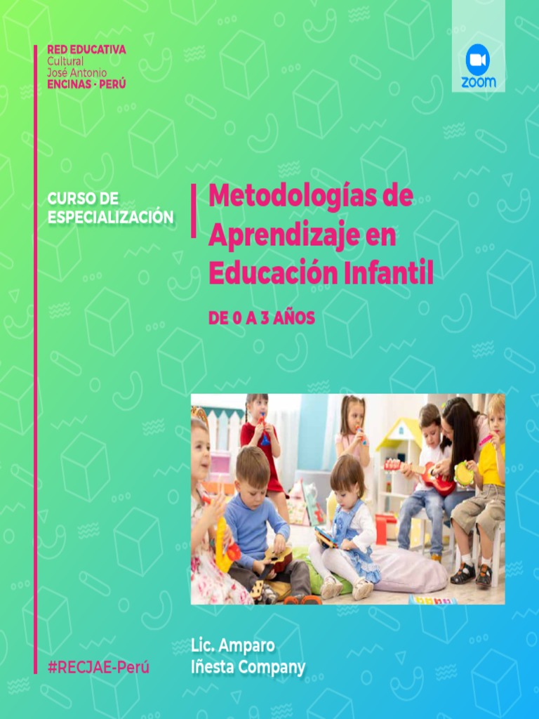 Metodologias de Aprendizaje en Educación Infantil PDF | PDF | Educación de la primera infancia ...