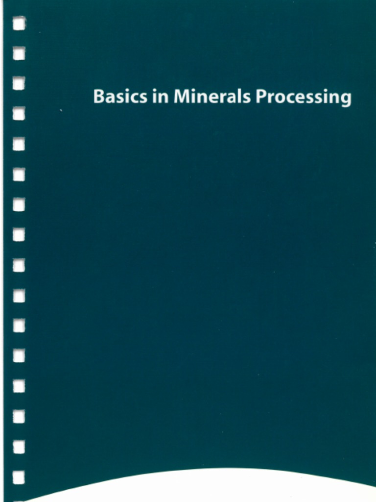 Basics in Mineral Processing PDF | PDF