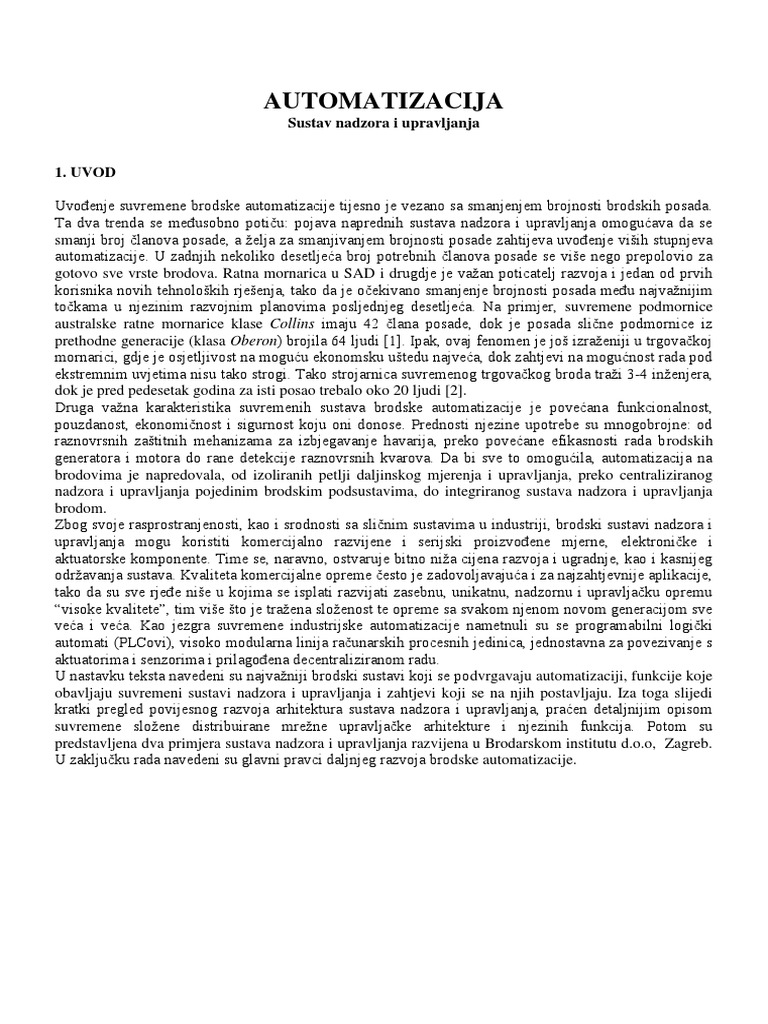 AUTOMATIZACIJA | PDF