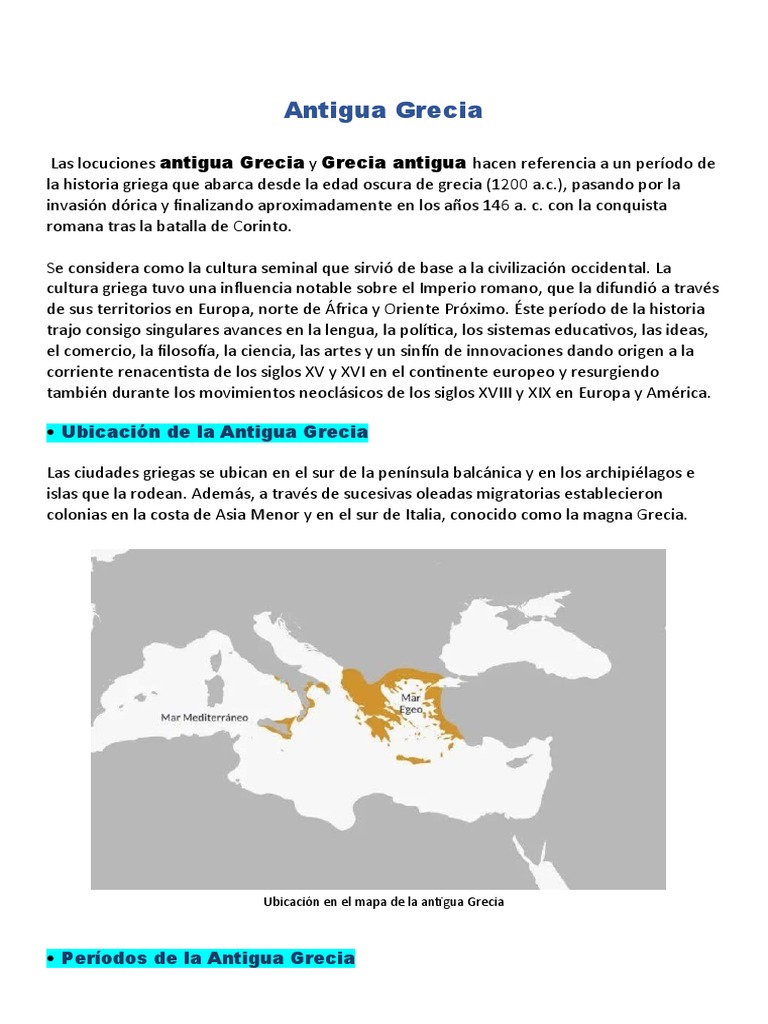Antigua Grecia | PDF | Antigua Grecia | Grecia