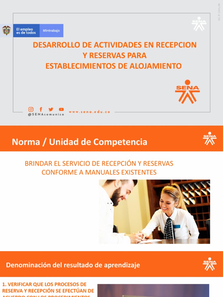 Reservas y Recepcion | PDF | Derecho