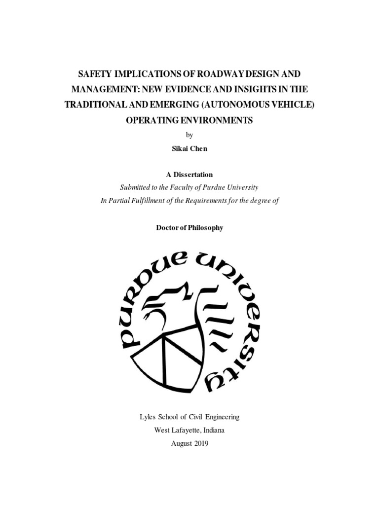 Sikai Chen - Dissertation | PDF | Machine Learning | Simulation