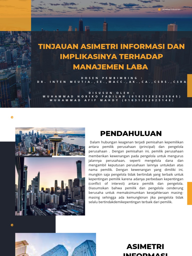 ASIMETRI INFORMASI Kel 4 | PDF | Bisnis