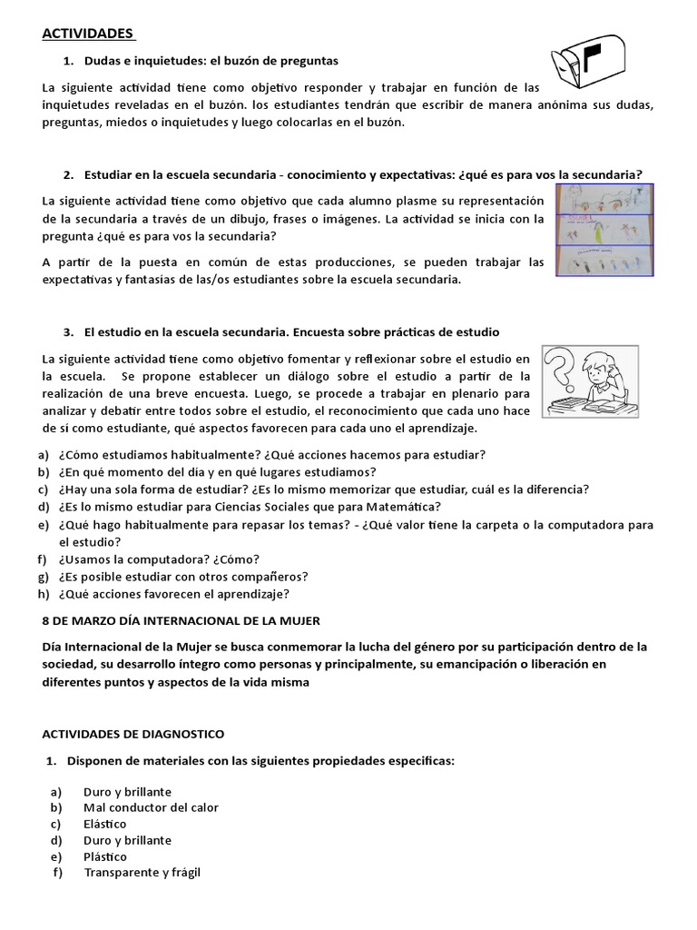 Actividades de Naturales Cuadernillo | PDF | Lápiz | Materiales
