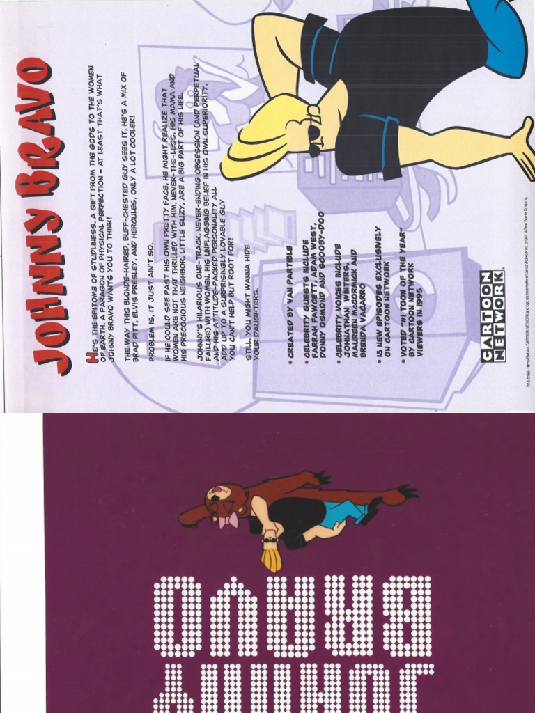 Johnny Bravo - Main Model Pack PDF | PDF