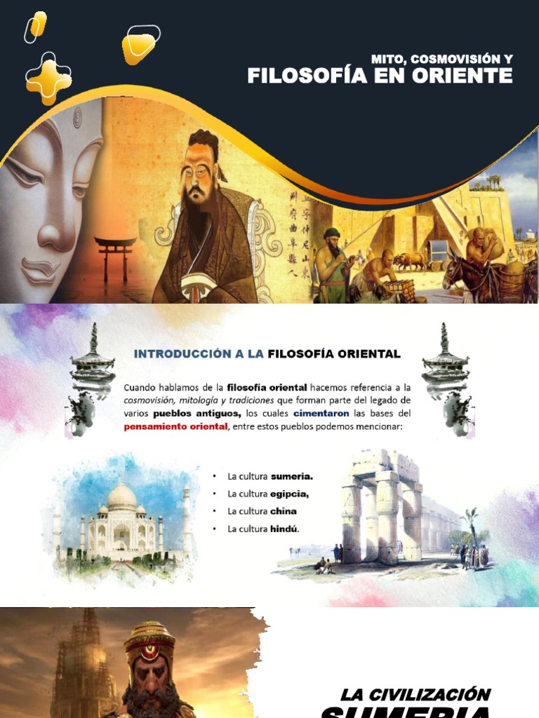 Apuntes SUMERIA MITO, COSMOVISIÓN Y FILOSOFÍA EN ORIENTE | PDF