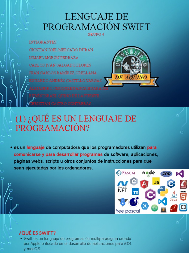 Sugerencia Diapositiva Swift 1.7 | PDF | Compilador | Lenguaje de ...