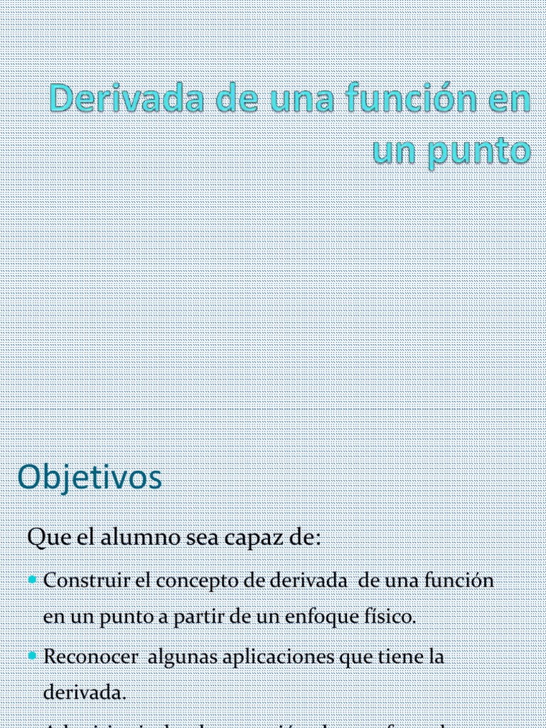 COCIENTE INCREMENTAL | PDF | Derivado | Velocidad