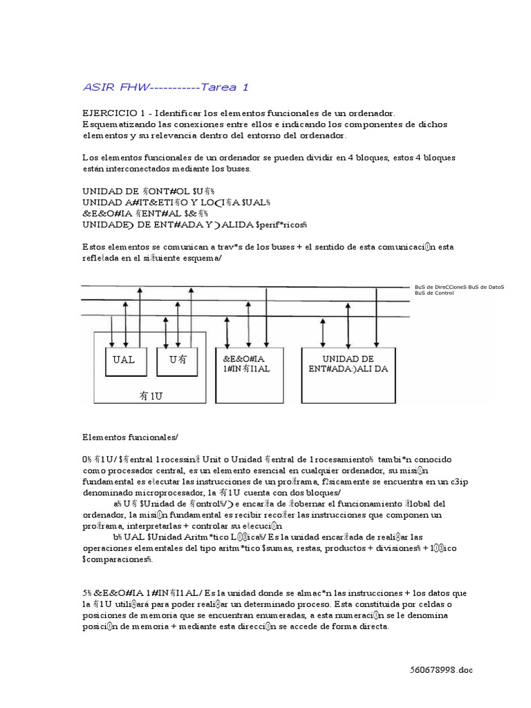 FHW 01 Tarea | PDF | Microprocesador | Arranque