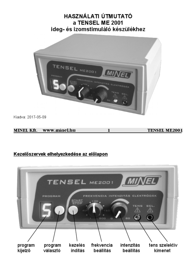 Tens Haszn. Útmutató PDF | PDF