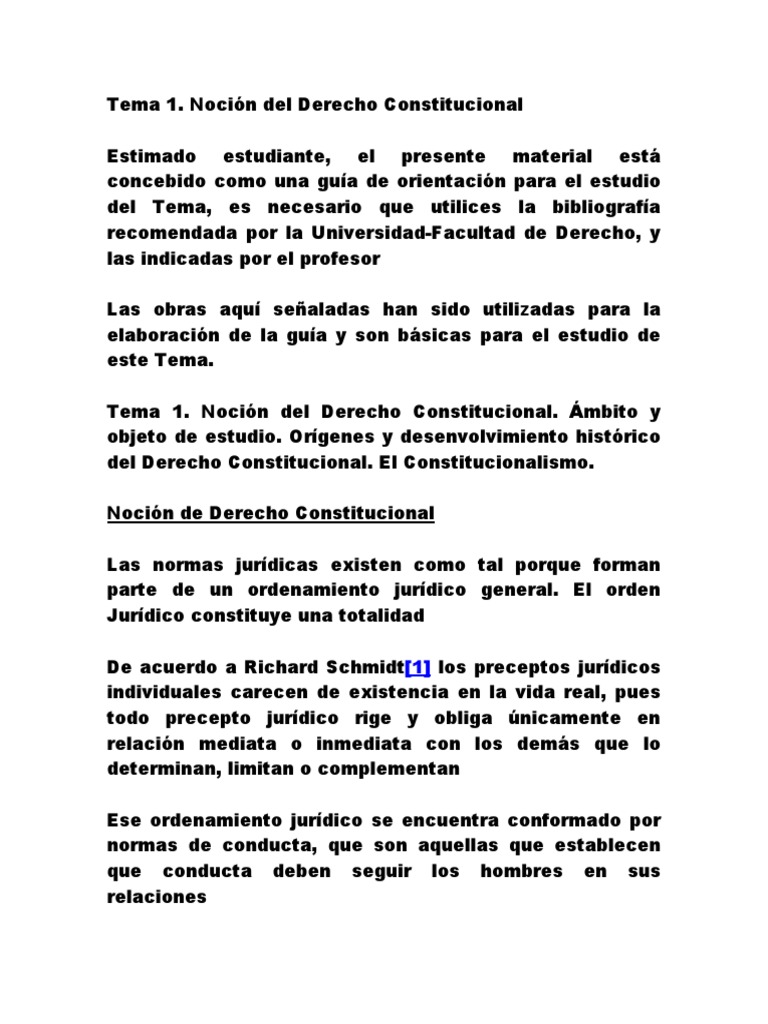 Introducción al Derecho Constitucional: Definición, Objeto de Estudio y ...