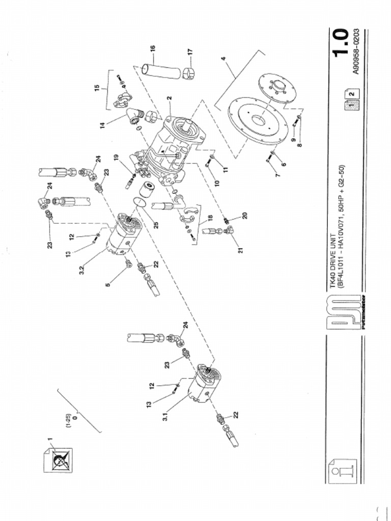 Bomba de Homigon TK-40 Partes y Pieza PDF | PDF