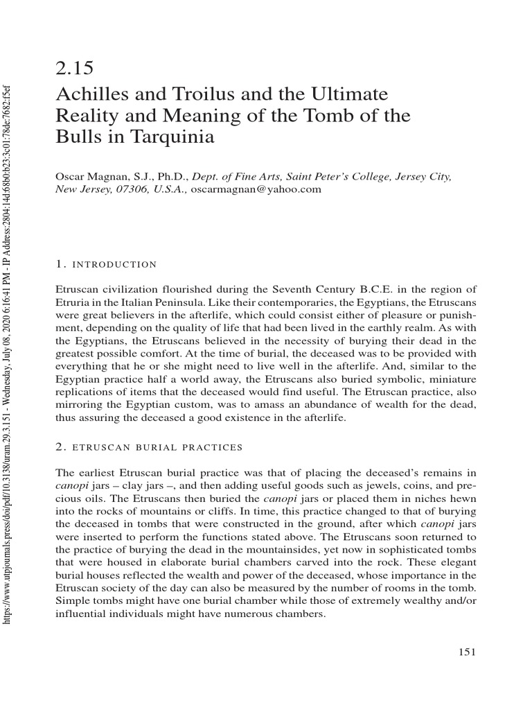 Achilles and Troilus (Art.) | PDF | Troilus