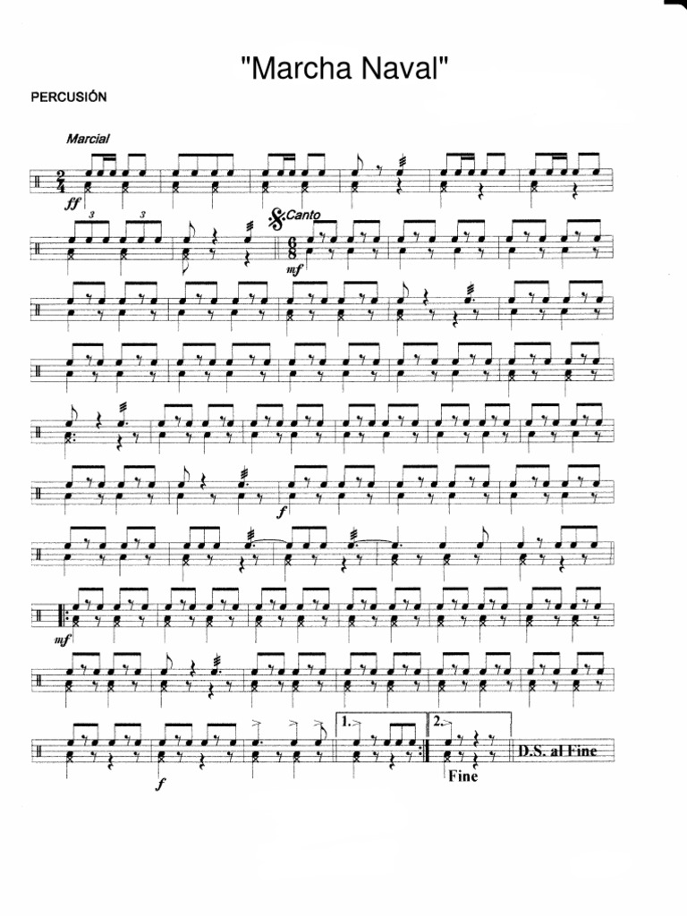 MARCHA NAVAL-bombo | PDF | Historia