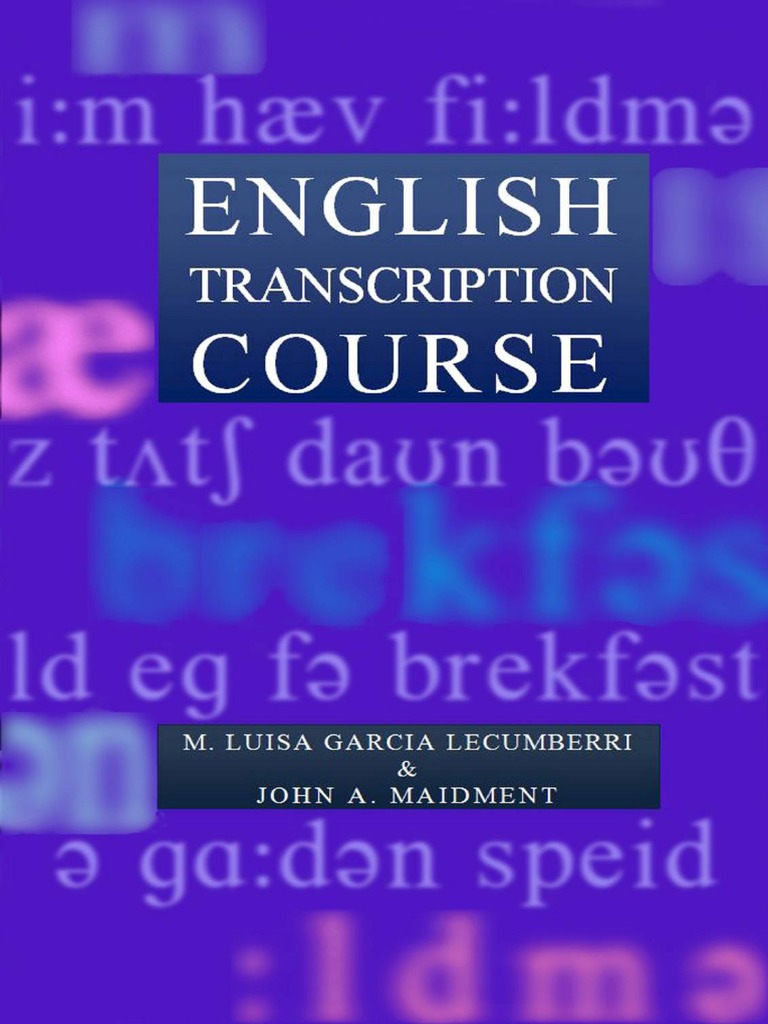 English Transcription Course Pdf