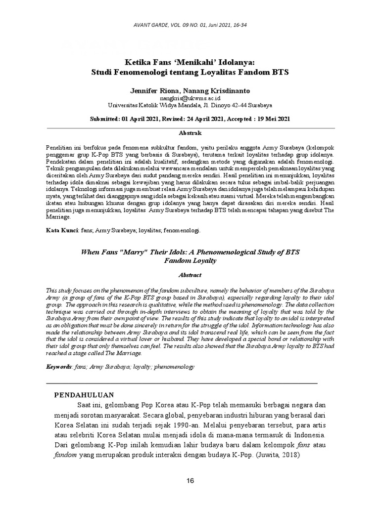 01-Jurnal Avant Garde PDF | PDF