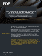 Tenurial Instruments in Philippine Forestry | PDF | Forests | Forestry