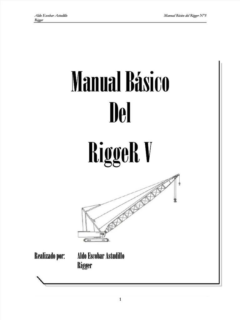 Manual Basico Del Rigger - V | PDF