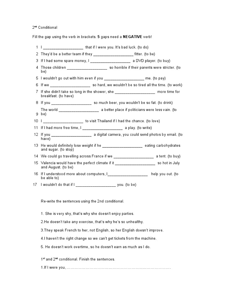 Mastering the 2nd Conditional: A Guide to Using Conditional Verbs in ...