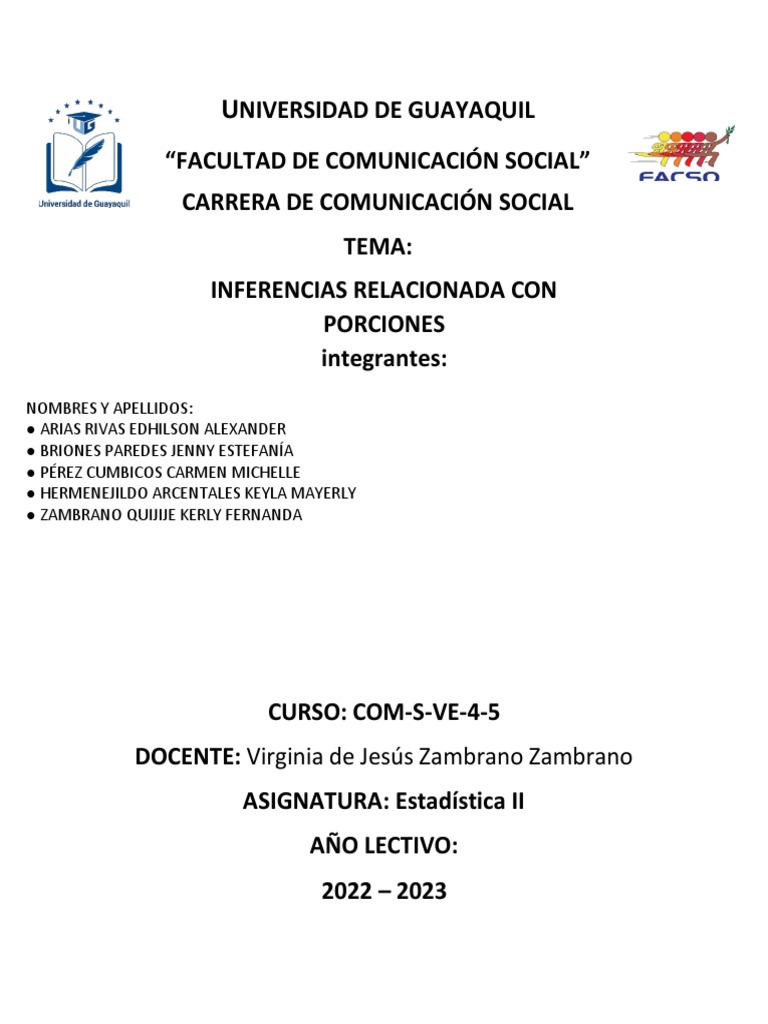 Inferencias Estadísticas sobre Proporciones | PDF | Diferencia | Metrología