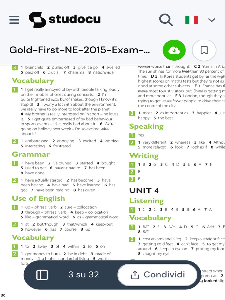 Gold-First-NE-2015-Exam-Maximiser-Answer-Key First For Schools - Answer ...