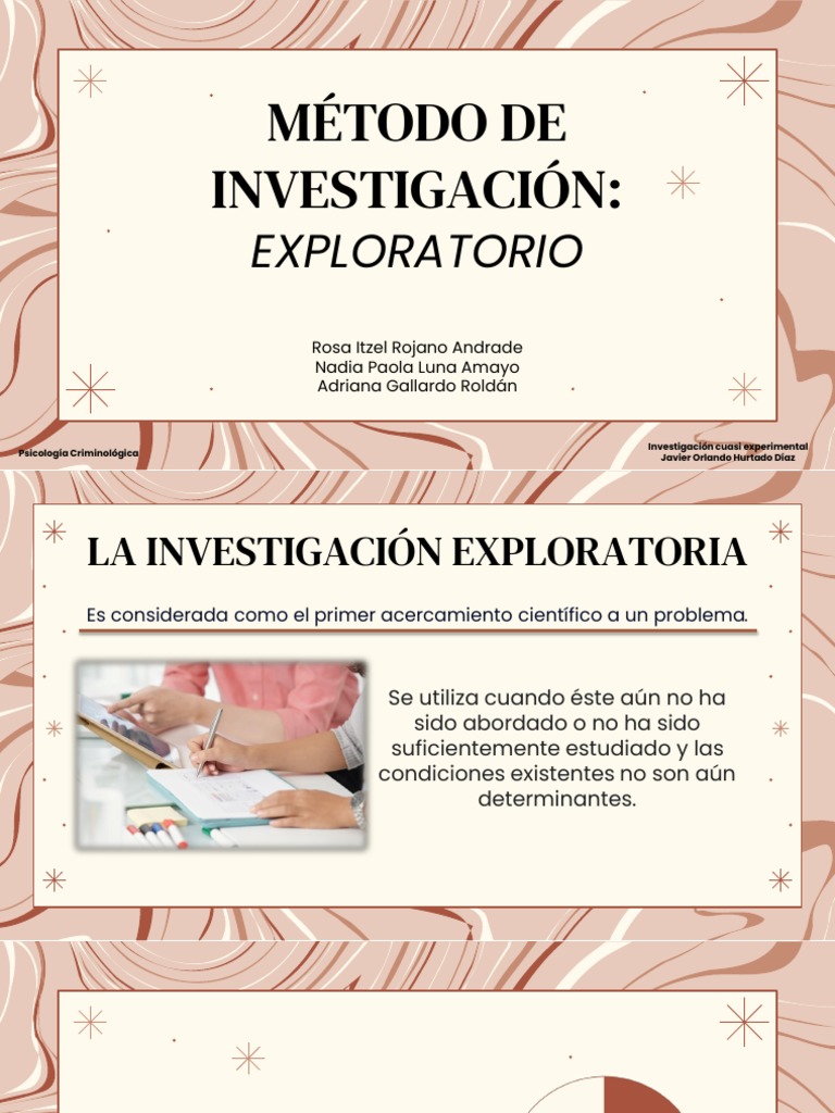Métodos de Investigación-Método Exploratorio | Descargar gratis PDF ...