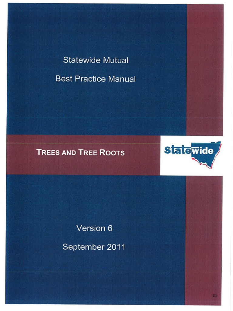 Best Practice Manual - Trees Tree Root | PDF