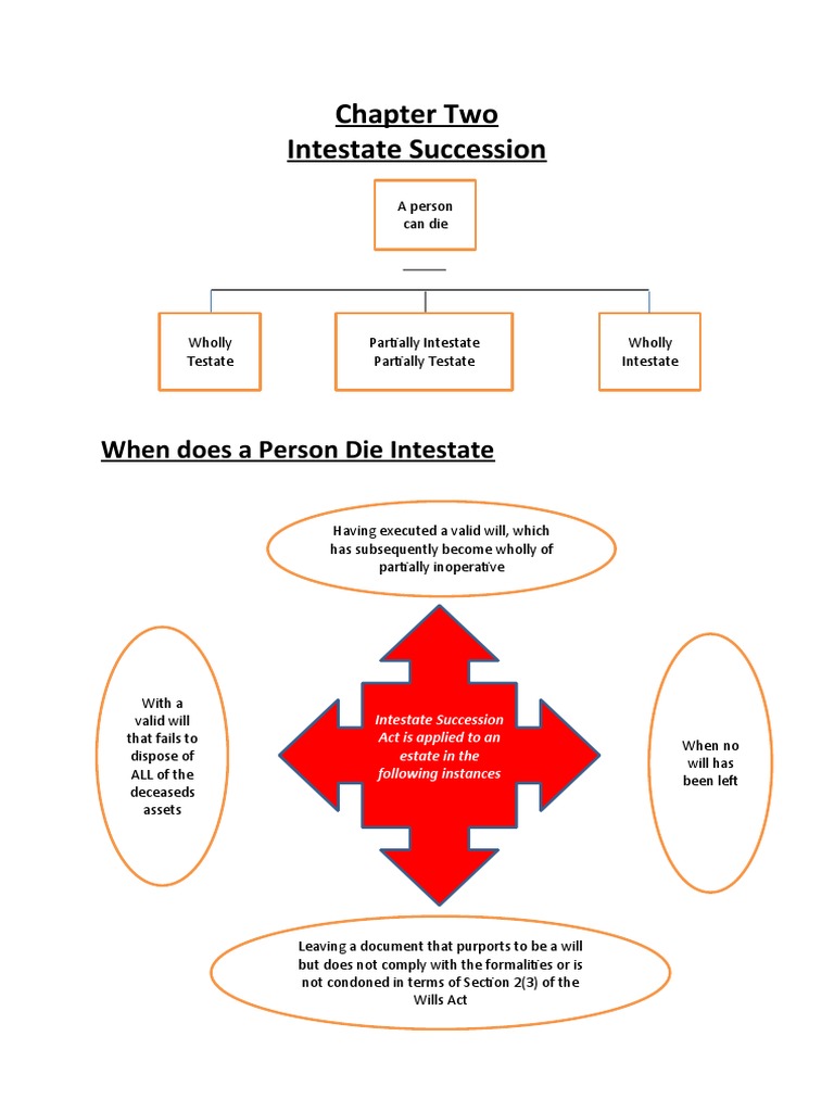 Chapter 2 Intestate Succession | PDF | Intestacy | Civil Law (Common Law) Chapter 2 Intestate Succession | PDF | Intestacy | Civil Law (Common Law)