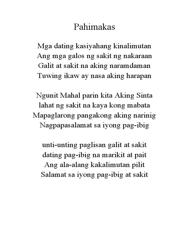 Poem Filipino | PDF