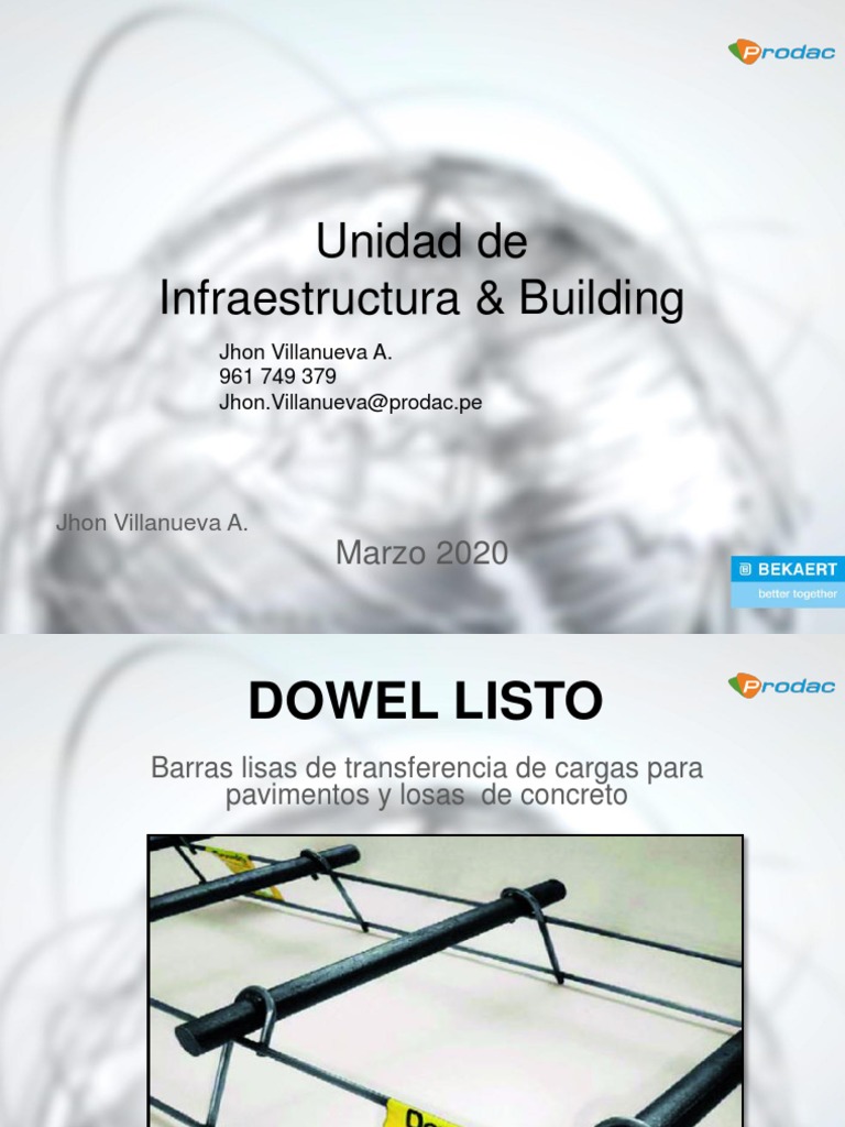 Presentacion de Dowel | PDF | Materiales