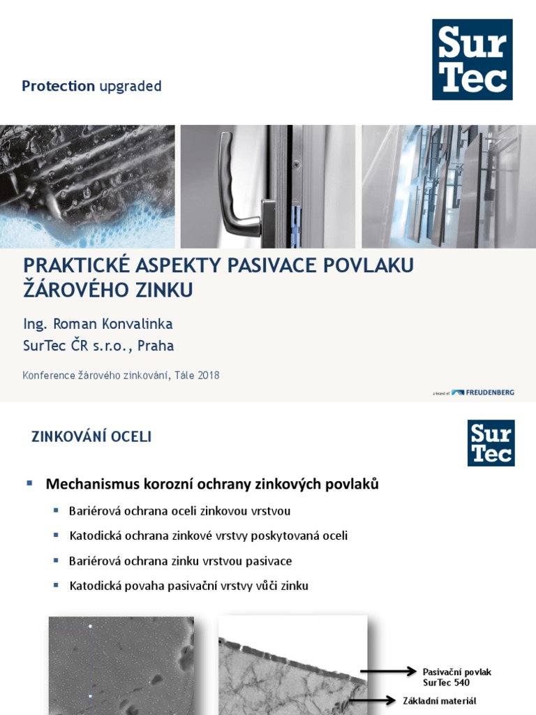 SurTec - Praktické Aspekty Pasivace Povlaku Žárového Zinku | PDF