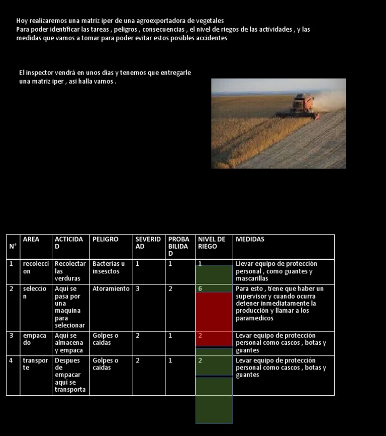 Matriz Iper Actividad 2 | PDF