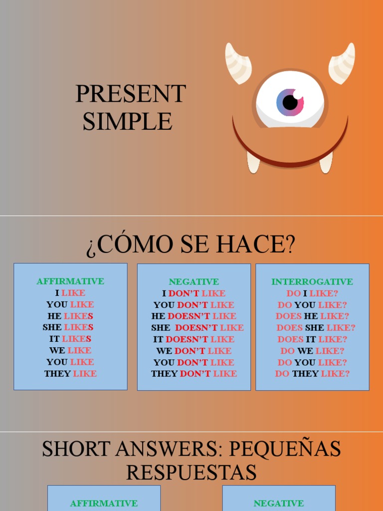 PRESENTATION_PRESENT SIMPLE AND VOCABULARY FOOD.pptx | PDF