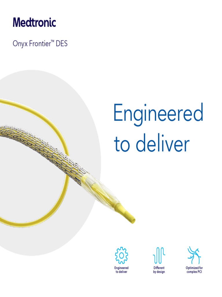 Onyx Frontier Physician Brochure A Rev | PDF | Percutaneous Coronary Intervention | Myocardial ...