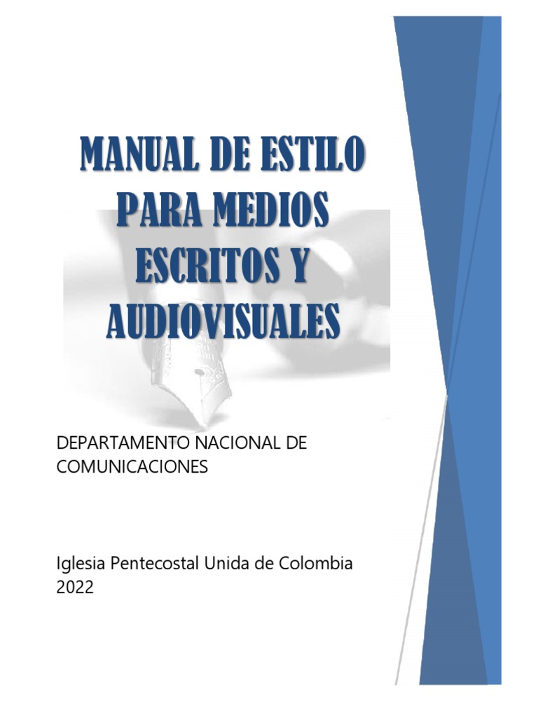 Manual de Estilo Medios Escritos 2022.pdf | PDF | Lingüística
