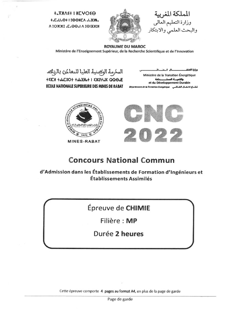 Chimie MP | PDF