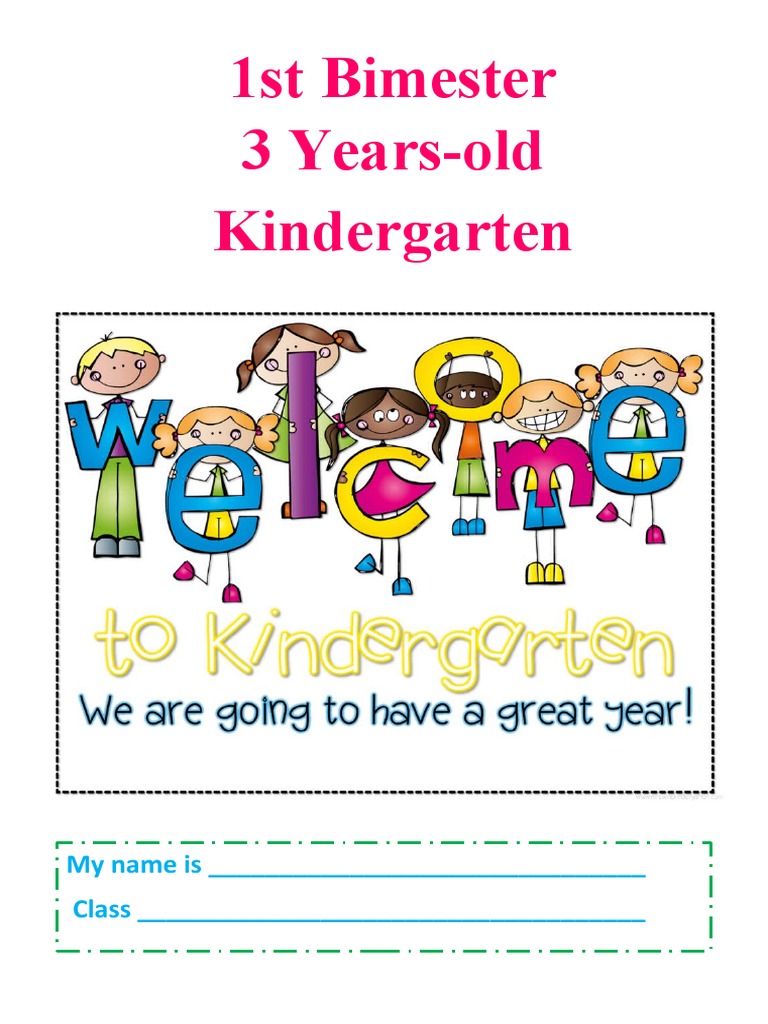 Booklet Kinder 3 Years Old | PDF