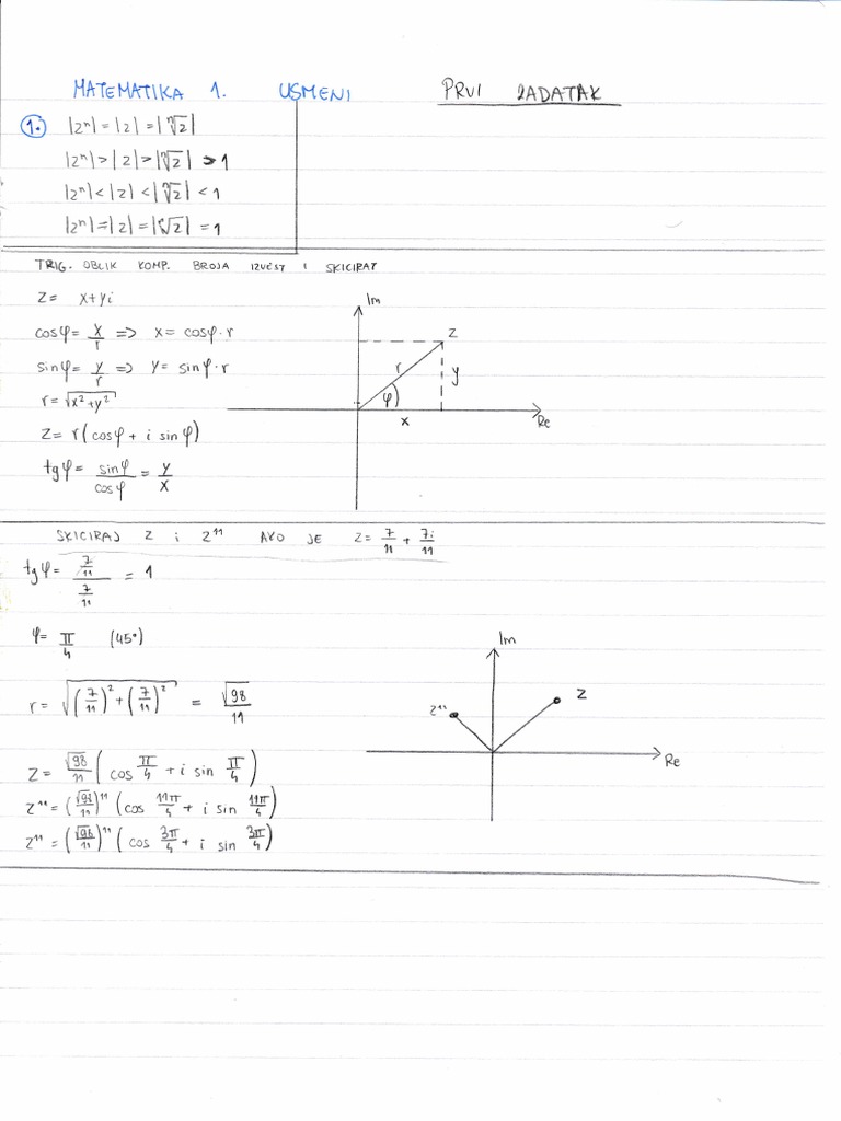 Mat1 Usmeni Po Pitanjima | PDF